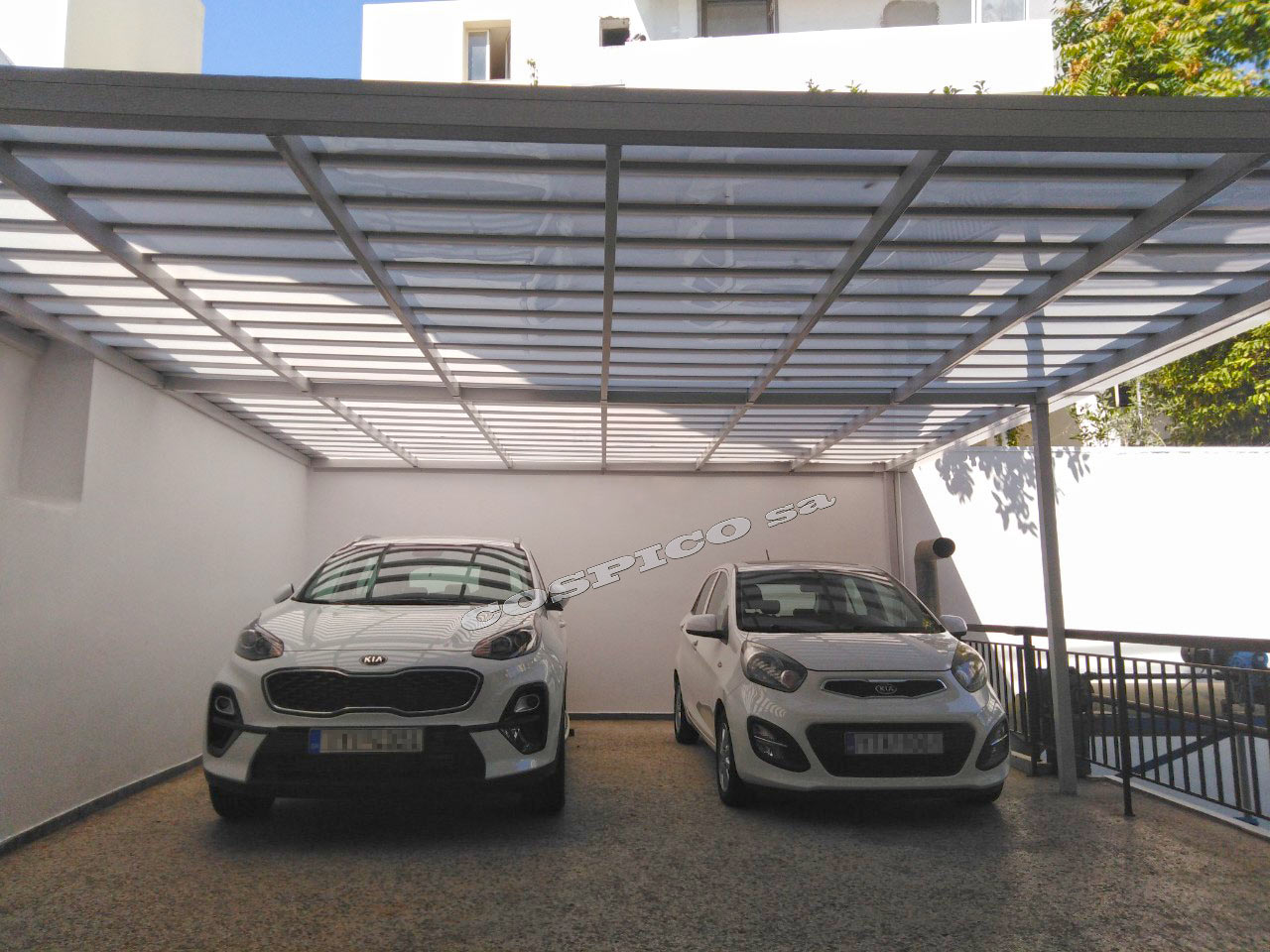 COSPICO A.E. | Κατασκευές - Συστήματα για Στέγαστρο Γκαράζ